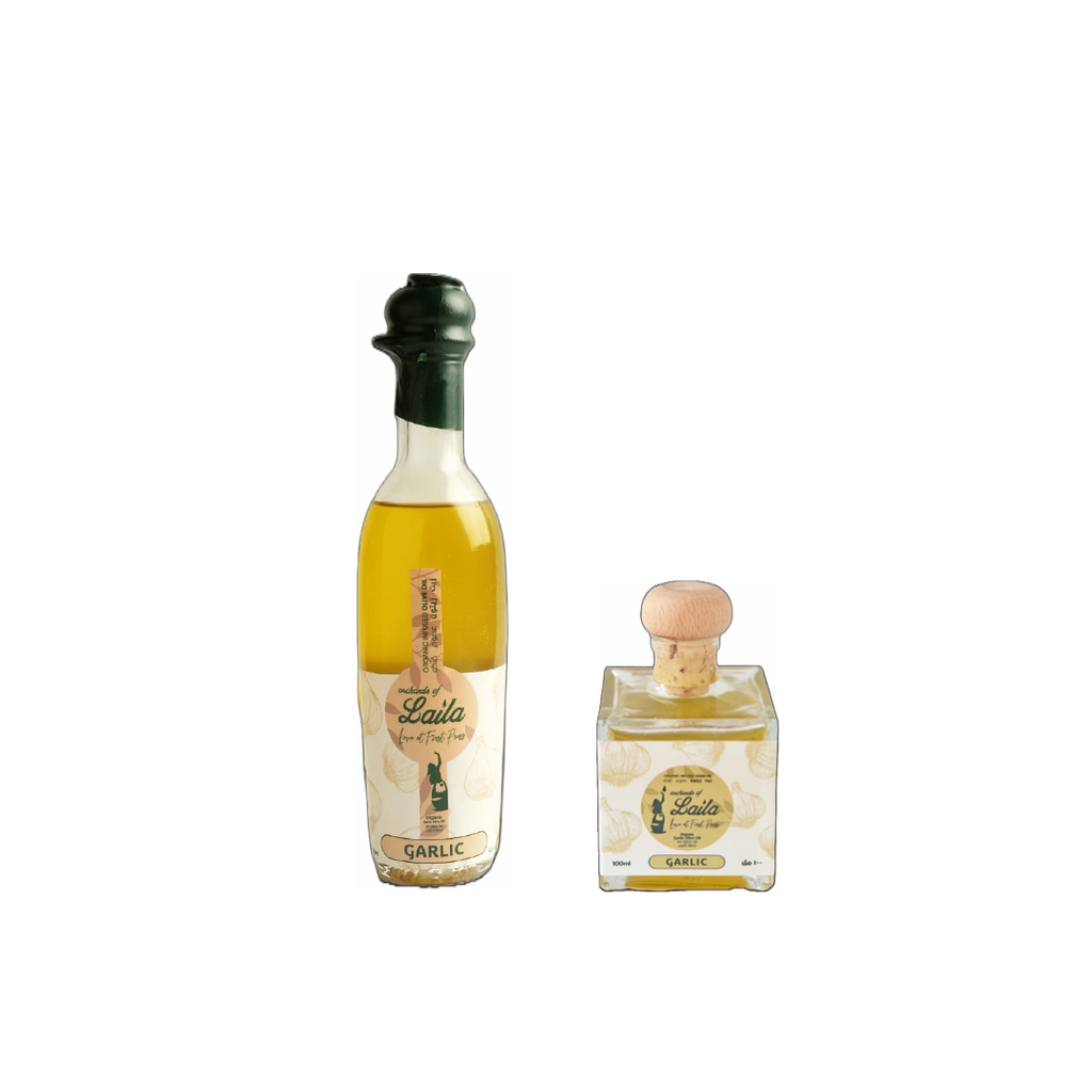 Garlic Infused Olive Oil – Orchards of Laila by LebGenco